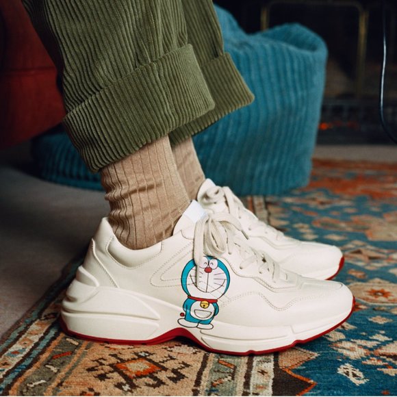 Gucci | Shoes | Gucci X Doraemon Rhyton Sneakers | Poshmark